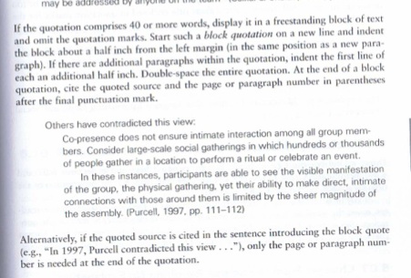 Examples Of Long Quotes In Apa. QuotesGram