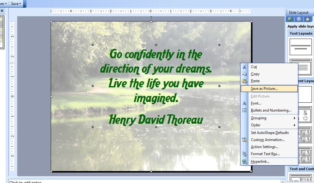 Using Quotes On Powerpoint Slide. QuotesGram