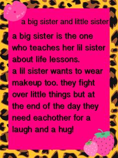 Quotes About Being A Little Sister. QuotesGram