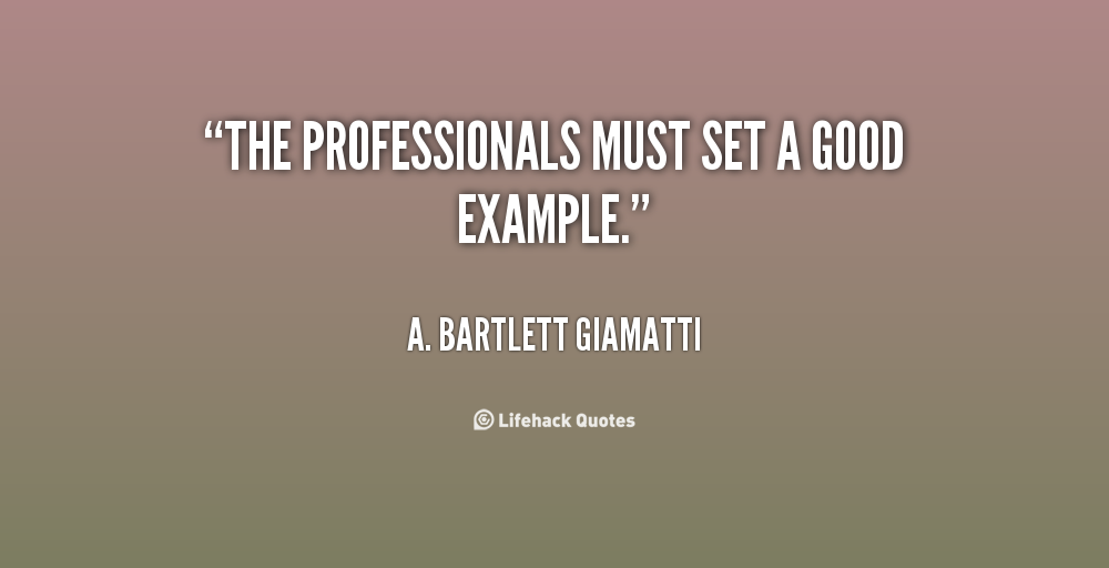 Quotes About Setting An Example. QuotesGram