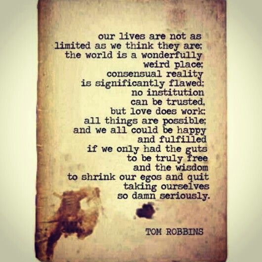 Tom Robbins Best Quotes. QuotesGram