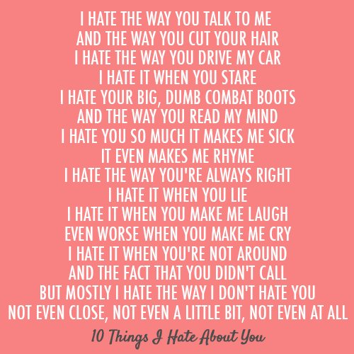 10 Things I Hate About You Movie Quotes QuotesGram 10 Things I Hate About You Movie Quotes QuotesGram
