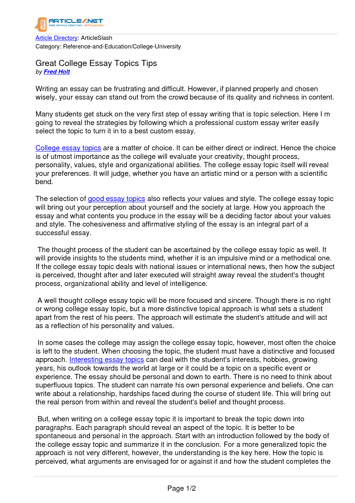 Quotes For College Essays QuotesGram