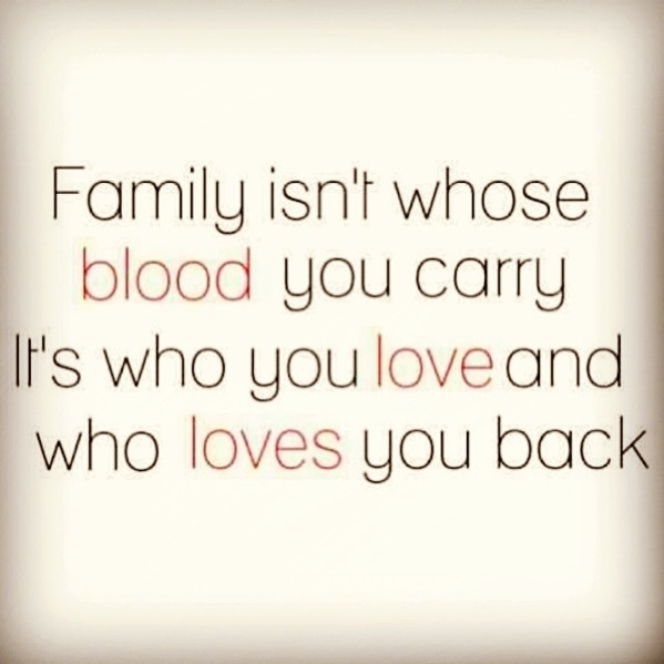 Blood Doesnt Make You Family Quotes. QuotesGram