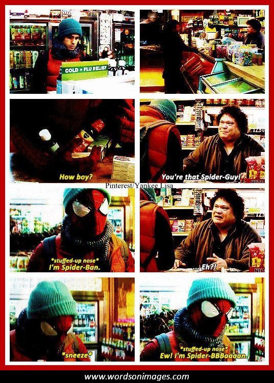 Spider Man Inspirational Quotes. Quotesgram