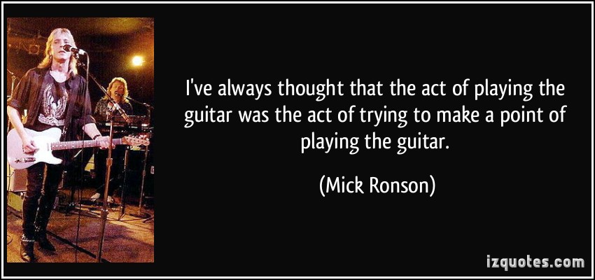 Mick Ronson Quotes. QuotesGram