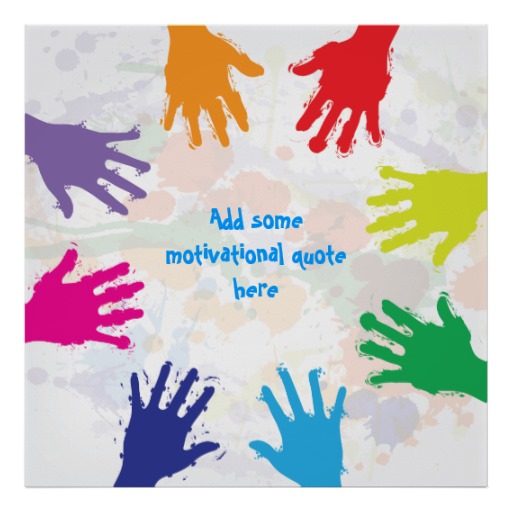 Handprint Quotes For Posters. QuotesGram
