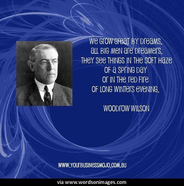 Famous Quotes From Woodrow Wilson. QuotesGram