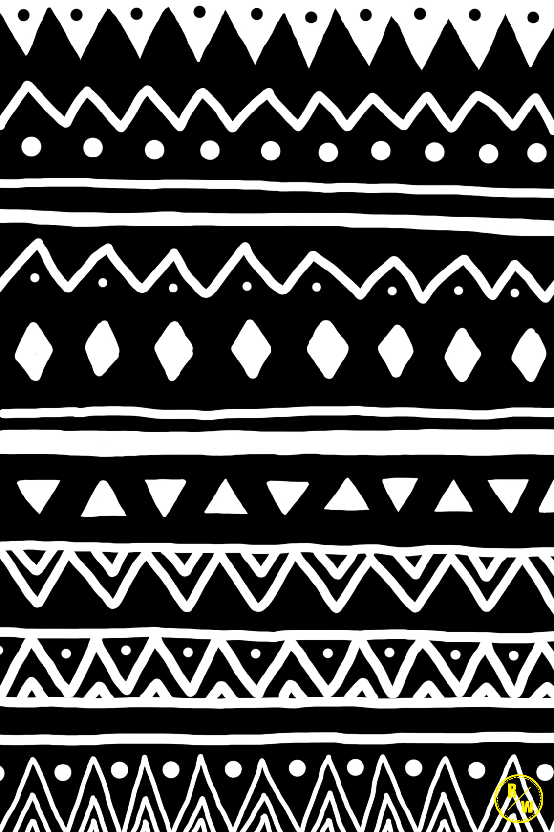 Black And White Tumblr Patterns