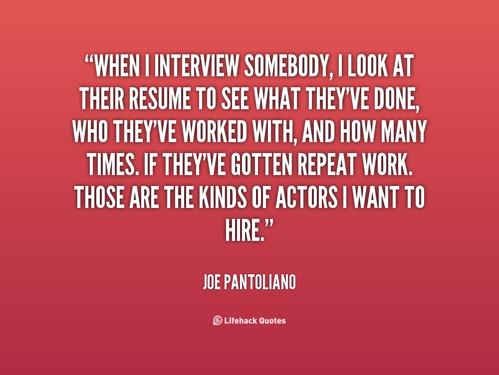 Interviewing Quotes QuotesGram