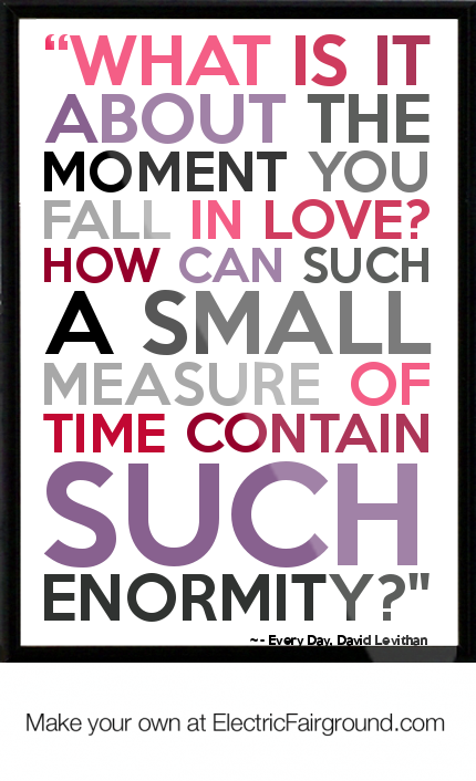 Everyday David Levithan Quotes. QuotesGram