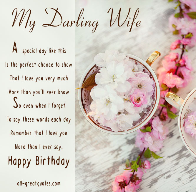 Birthdays Day Quotes From Happy Wife QuotesGram Birthdays Day Quotes From Happy Wife QuotesGram