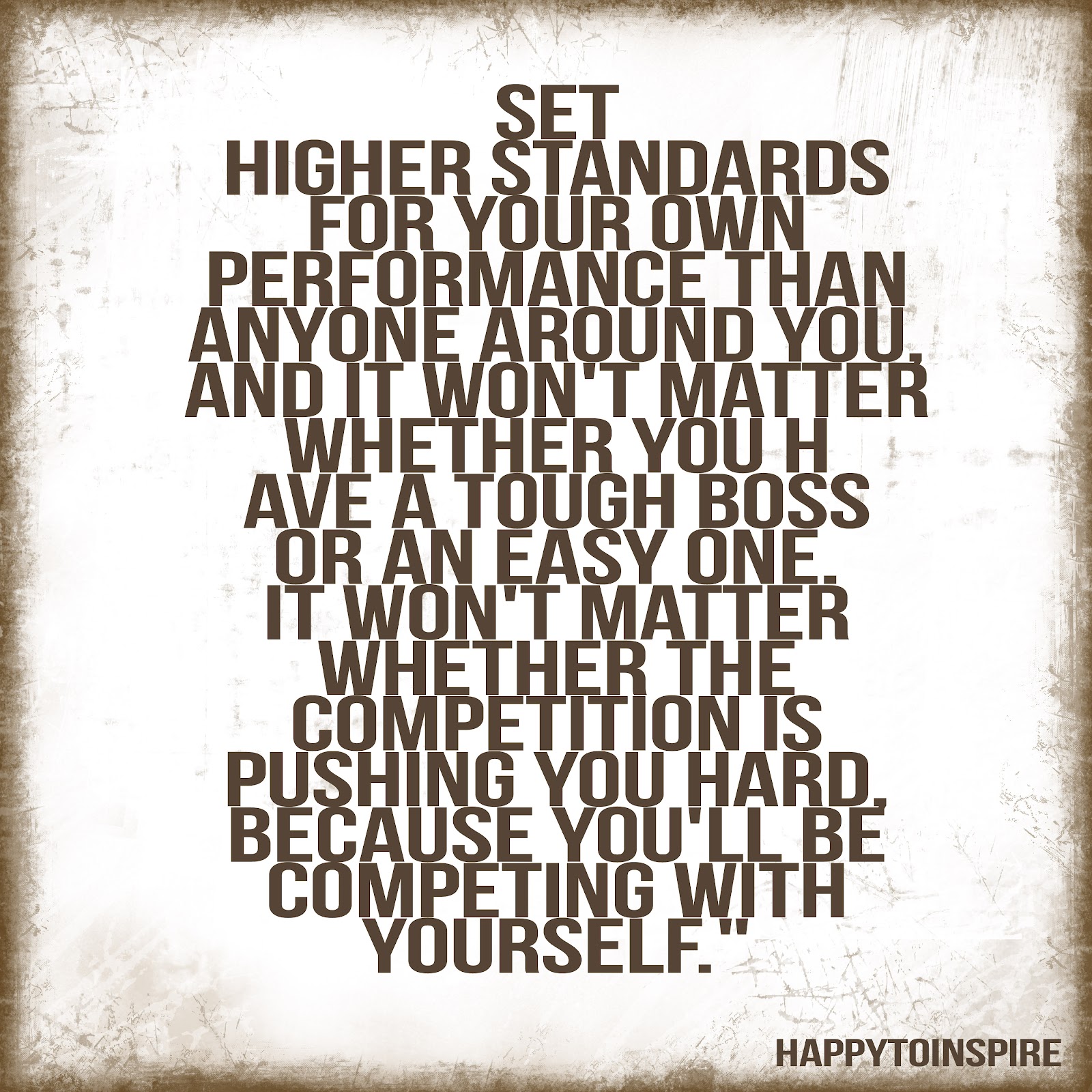 Set Your Standards High Quotes. QuotesGram