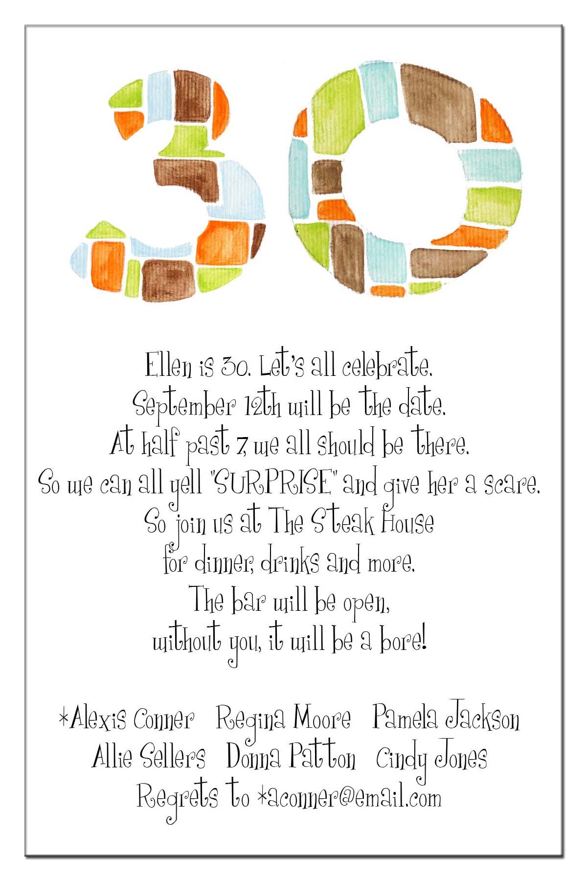 30th Birthday Party Quotes QuotesGram