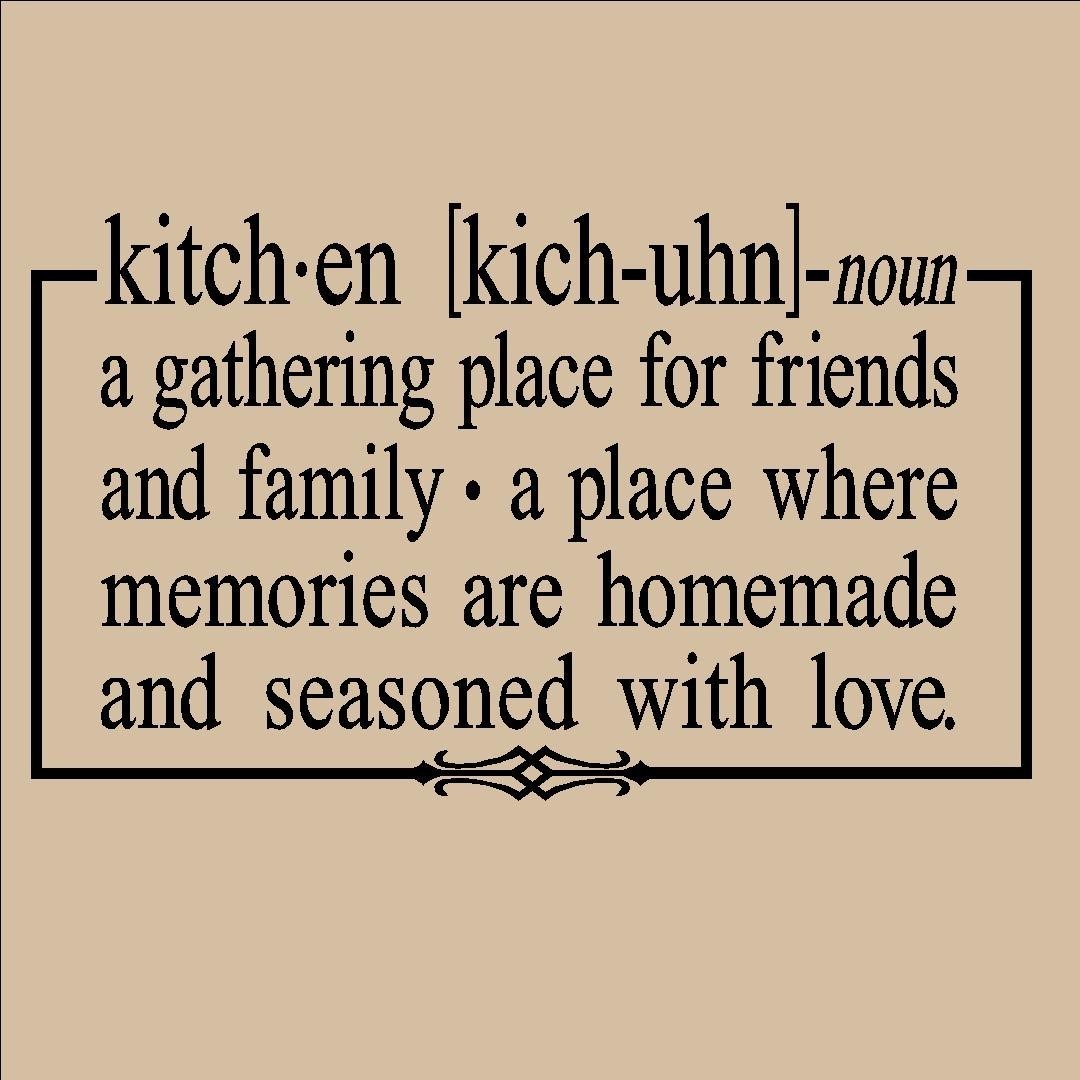 Kitchen Wall Quotes And Sayings QuotesGram