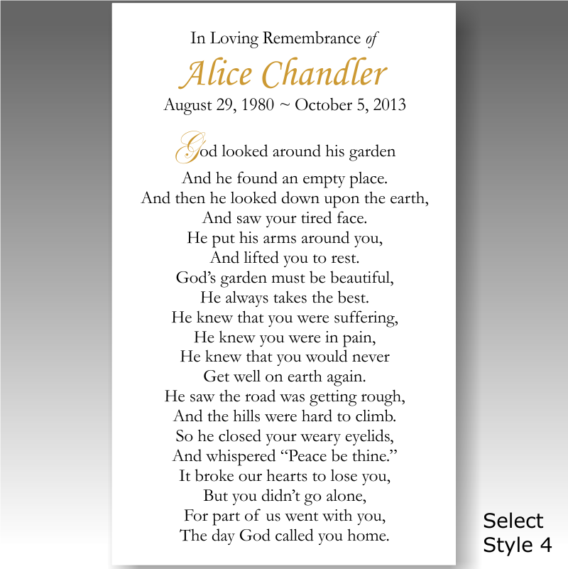 Prayer Cards Funeral Quotes QuotesGram