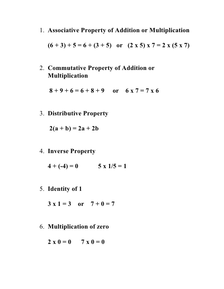 7th Grade Honors Math Final Exam Review Janice Nielson s 6th Grade 