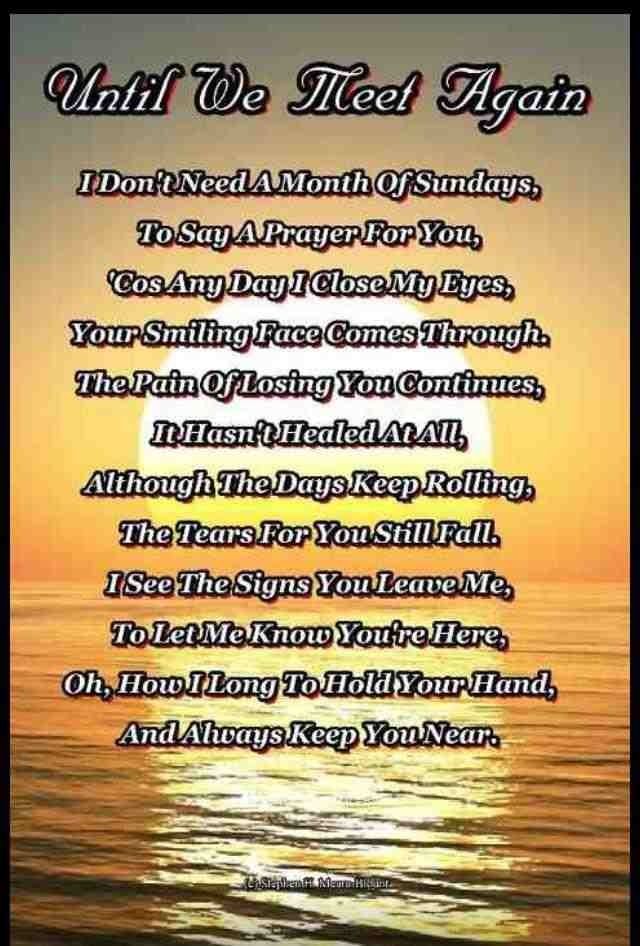 Until We Meet Again Quotes Death QuotesGram