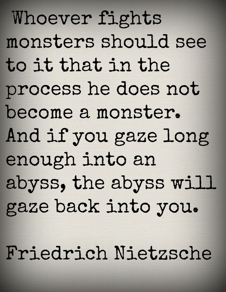 Monsters Nietzsche Quotes. QuotesGram