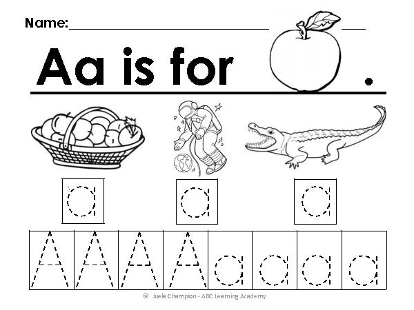 Abc Sheets For Preschool
