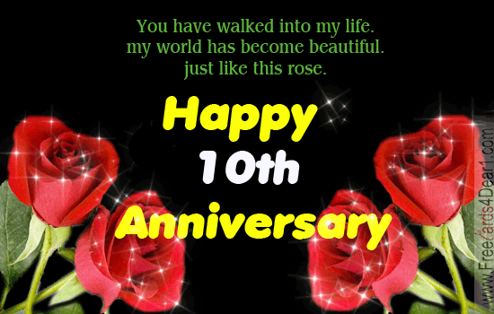Happy 10th Anniversary Quotes QuotesGram