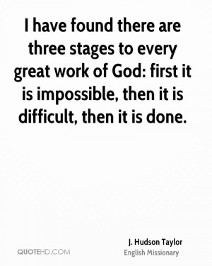 J Hudson Taylor Quotes. QuotesGram