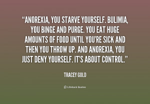 Famous Quotes About Anorexia. QuotesGram
